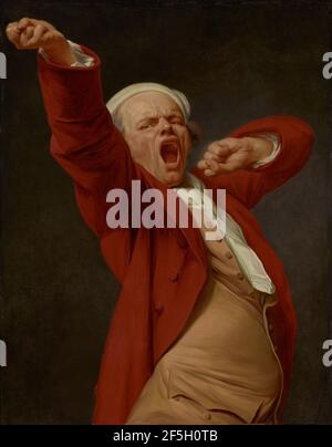 Self-Portrait, Yawning, by Joseph Ducreux, 1783, French painting, oil ...