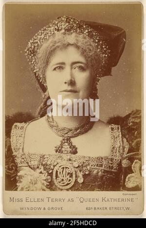 Miss Ellen Terry as "Queen Katherine". Window & Grove Stock Photo - Alamy