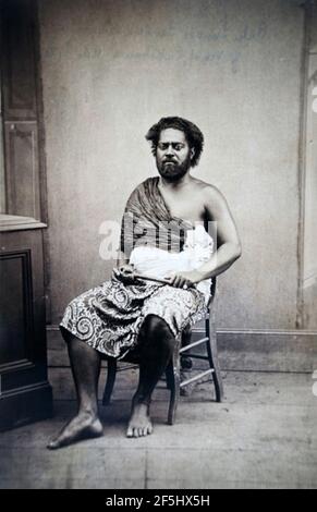 Ratu Timoci Tavanavanua, second son of Cakobau, photograph by Dufty ...