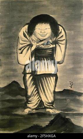 *Reiko in the Style of Hanshan* by Kishida Ryusei is a Japanese ...