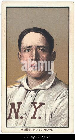 Red Ames, New York Giants, baseball card portrait Stock Photo - Alamy