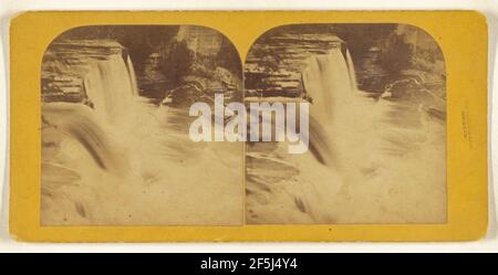 Chasm, Trenton Falls, Deloss Barnum (American, 1825 - 1873), about 1860 ...