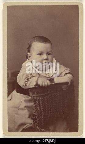 Baby posed in chair, Alexander Hesler (American, born Canada, 1823 ...