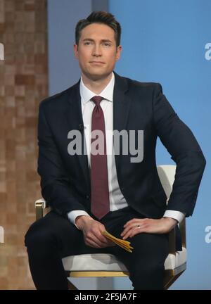 March 26, 2021. Whit Johnson at Good Morning America in New York March ...