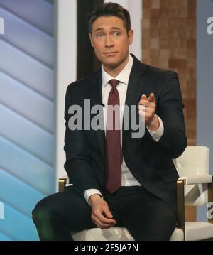 March 26, 2021. Whit Johnson at Good Morning America in New York March ...