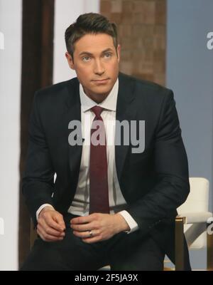 March 26, 2021. Whit Johnson at Good Morning America in New York March ...
