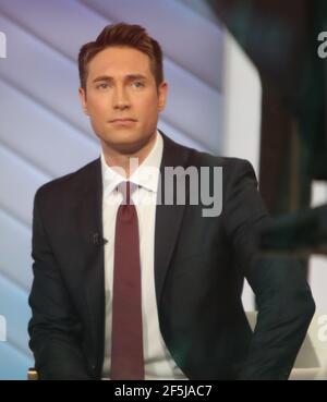 March 26, 2021. Whit Johnson at Good Morning America in New York March ...