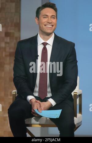 March 26, 2021. Whit Johnson at Good Morning America in New York March ...
