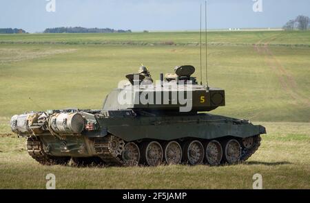 British Army Challenger 2 ii Tank Armored Repair and Recovery Vehicle ...