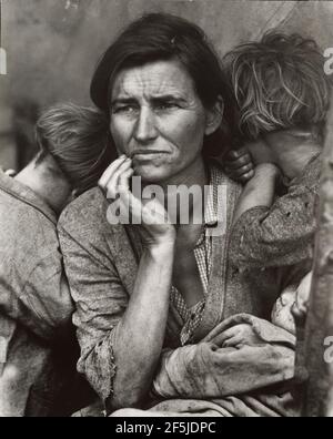 Dorothea Lange, Migrant Mother, Nipomo, California, 1936. Gelatin ...