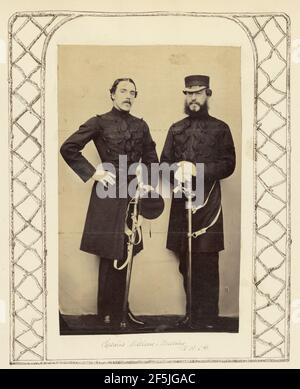 Captain Williams and Captain Bulkeley, Royal Horse Guards, about 1860 ...