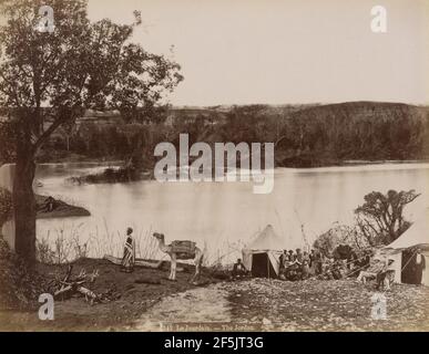Le Jourdain, The Jordan, Félix Bonfils, French, 1831 - 1885, about 1870 ...