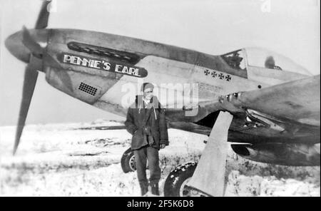RAF Bodney - 352d Fighter Group - P-51B Mustang 42-106459 Stock Photo ...