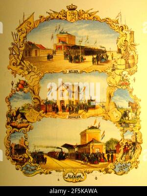 The opening of the Railway Den Helder-Alkmaar in 1865 marked a ...