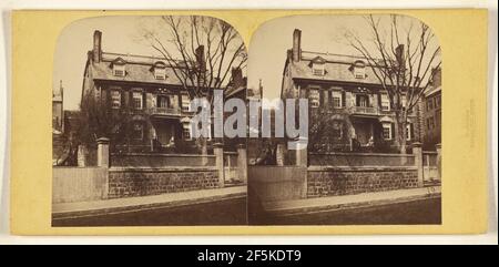 The Hancock House. Boston, Mass.. Deloss Barnum (American, 1825 - 1873 ...