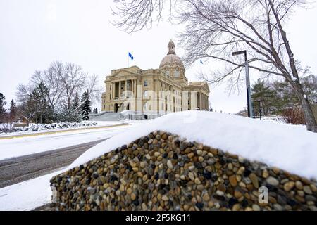 The Legislative Assembly building, Edmonton, Alberta, Canada. Portrait ...