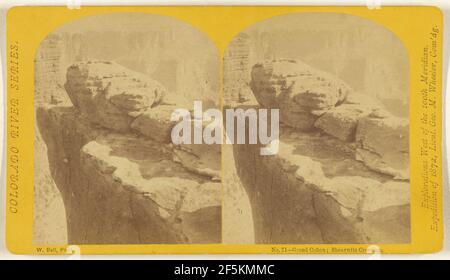 Grand Canon, Sheavwitz Crossing., William H. Bell (American, 1830 ...