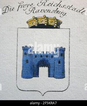 Ravensburg Wappen Kupferstich Stock Photo - Alamy