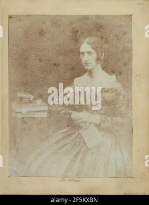Unknown maker, British - Mrs. Moir. - Google Art Project Stock Photo ...