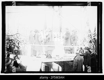 Red Cross corner stone, 3-27-15 Stock Photo - Alamy