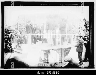 Red Cross corner stone, 3-27-15 Stock Photo - Alamy