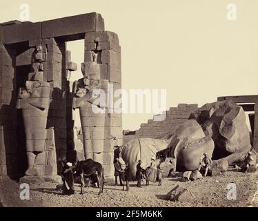 Fallen Colossus from the Ramesseum, Thebes, Francis Frith (English ...