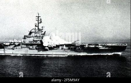 Regulus missile launch from USS Princeton (CVA-37 Stock Photo - Alamy