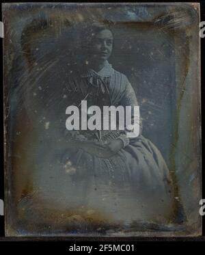 Portrait of a Woman. Jacob Byerly (American, 1807 - 1883 Stock Photo ...