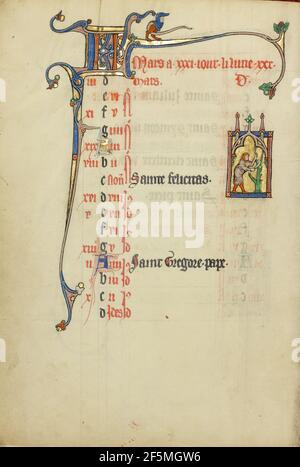 March Calendar Page. Unknown Stock Photo - Alamy