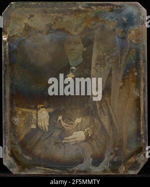 Portrait of a Woman. Jacob Byerly (American, 1807 - 1883 Stock Photo ...