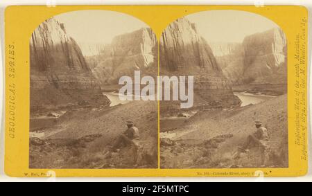 Colorado River, above the Paria.. William H. Bell (American, 1830 ...