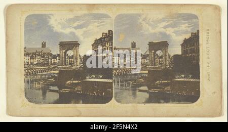 Bridge Louis Philippe; Attributed to London Stereoscopic Company ...
