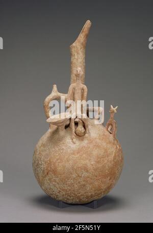 Red-Polished Ware Jug; Unknown; Cyprus; 2300 - 1650 B.C.; Terracotta ...