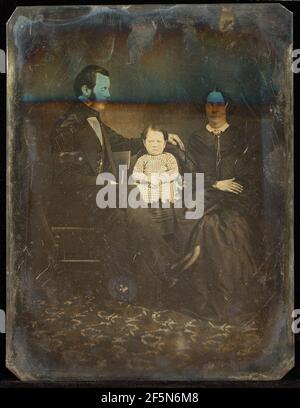 Family portrait. Jacob Byerly (American, 1807 - 1883 Stock Photo - Alamy