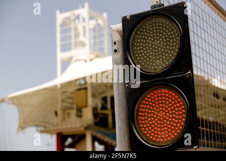 Track illustration atmosphere, during Formula 1 Gulf Air Bahrain Grand ...