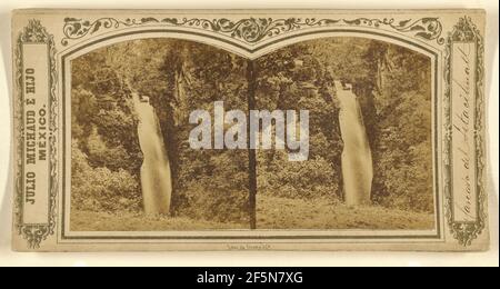 Cascada del Iztacihuatl, Julio Michaud & Son, 1860s, Albumen silver ...