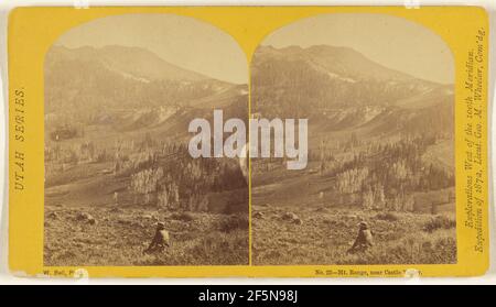Mt. Range, near Castle Valley., William H. Bell (American, 1830 - 1910 ...