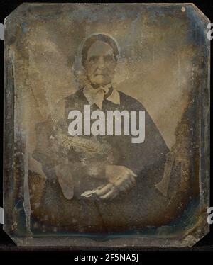 Portrait of a Seated Elderly Woman. Jacob Byerly (American, 1807 - 1883 ...