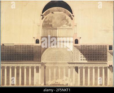 Etienne-Louis Boullée (1728-1799), French architect Cenotaph project ...