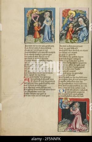 Hagar and Ishmael in the Wilderness: An Angel Leading Hagar and Ishmael ...