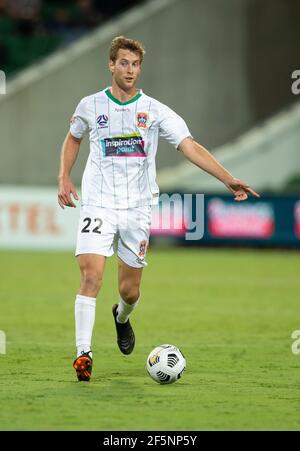 27th March 2021; HBF Park, Perth, Western Australia, Australia; A ...