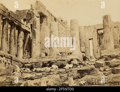 Athens - Acropolis, Propylea from the west, Dimitrios Constantin (Greek ...
