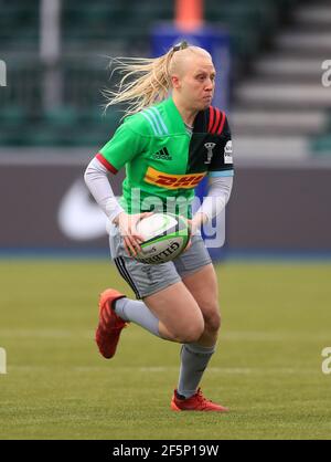 Heather Cowell of Harlequins during the WOMEN'S ALLIANZ PREMIER 15S ...