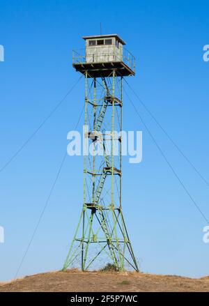 Border Fence & Observation Tower, Point Alpha Border Memorial, Rhoen ...