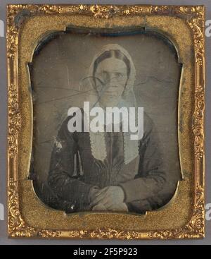 Portrait of an Elderly Woman in Matron Cap with Child. Jacob Byerly ...