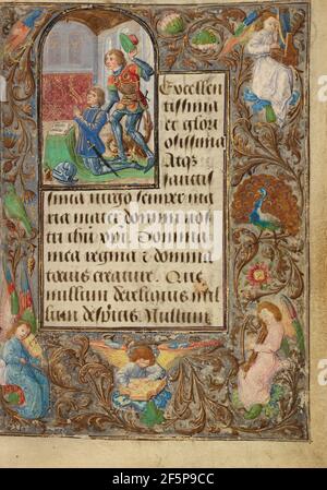 Charles the Bold Presented by Saint George. Lieven van Lathem (Flemish ...