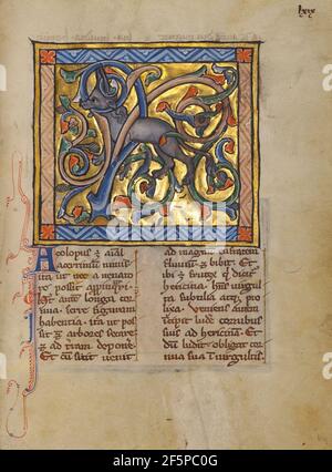 An Antelope with its Horns Entangled in a Bush; De Natura Avium; De ...