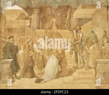 Jean-Auguste-Dominique Ingres - Duke Ferdinand Philippe Orleans as St ...