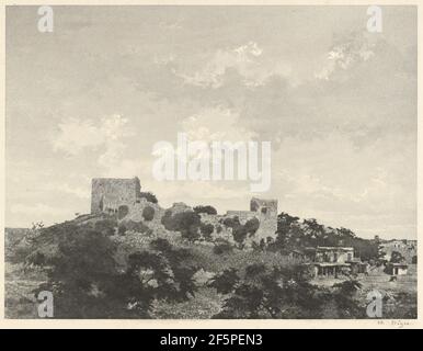 A historical photograph of Sidon, an ancient city in Lebanon ...