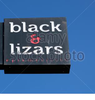 Black & Lizars optometrists sign, Edinburgh, Scotland Stock Photo - Alamy
